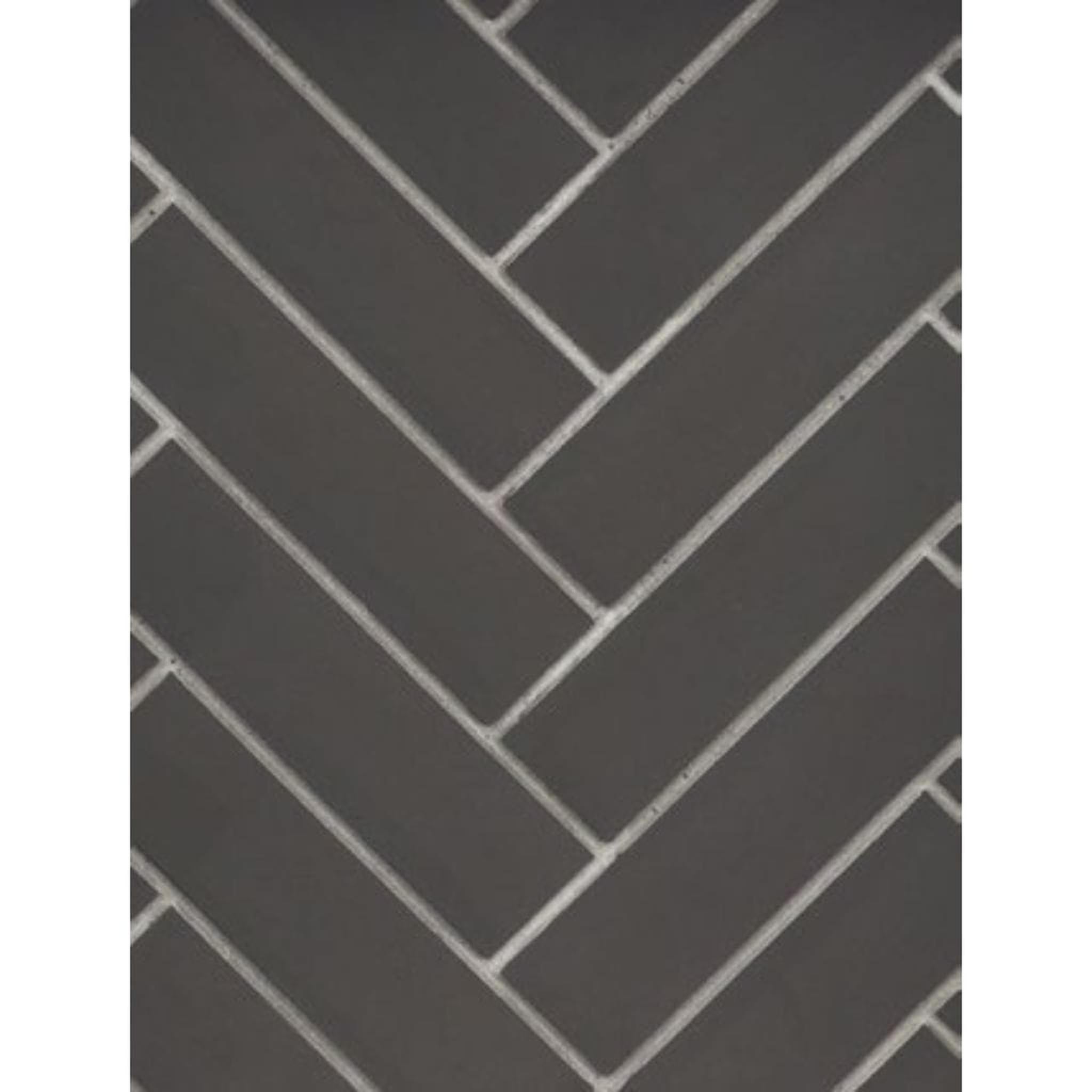 Montigo Grey Herringbone Brick Liner for 42" DelRay Square Gas Firepla ...