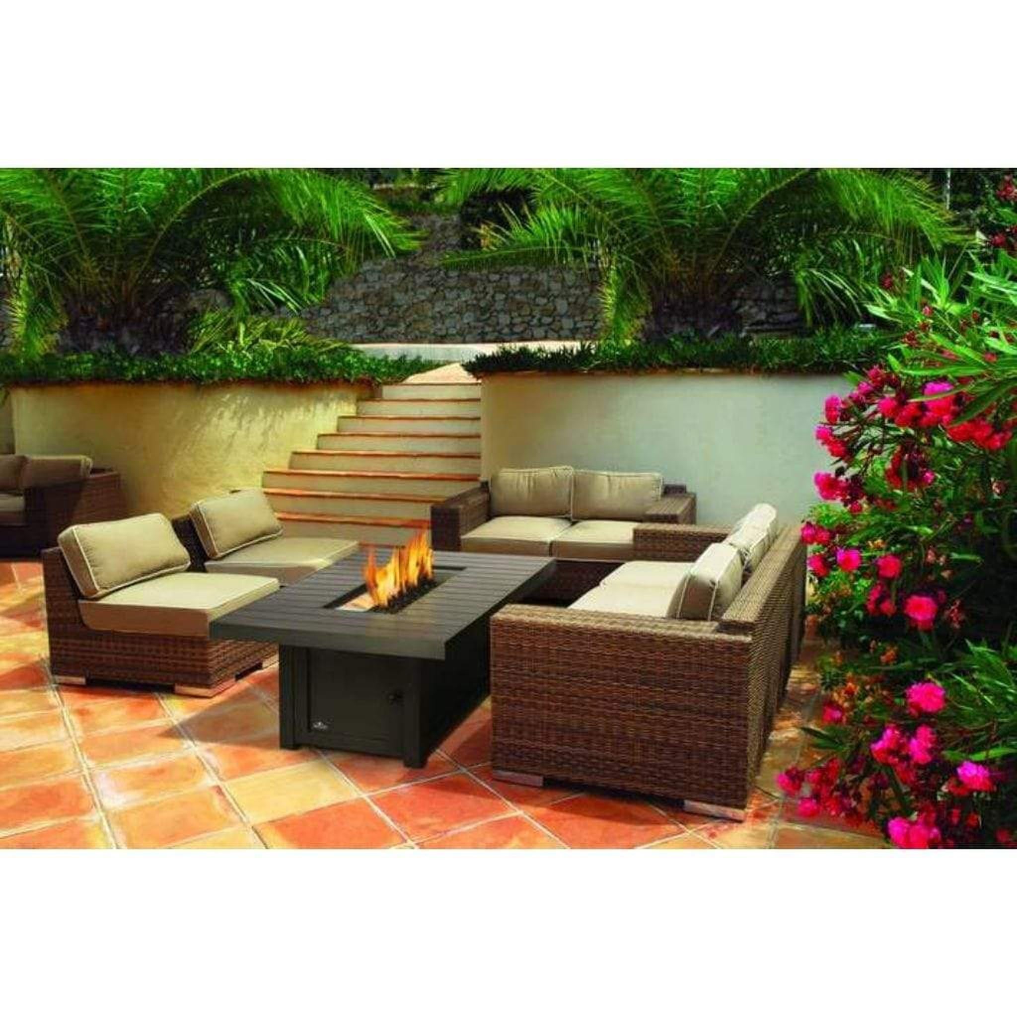 NAPOLEON 57" St. Tropez Rectangle Patioflame Table | STTR1-BZ – US ...