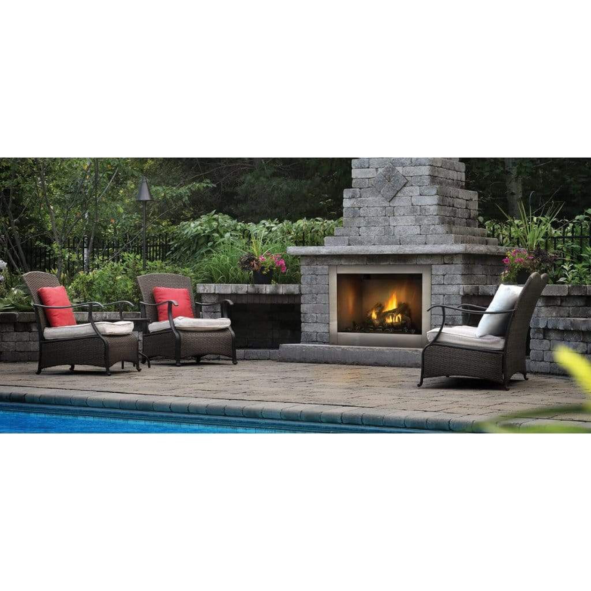 NAPOLEON Riverside 42 Clean Face Outdoor Gas Fireplace – US Fireplace Store