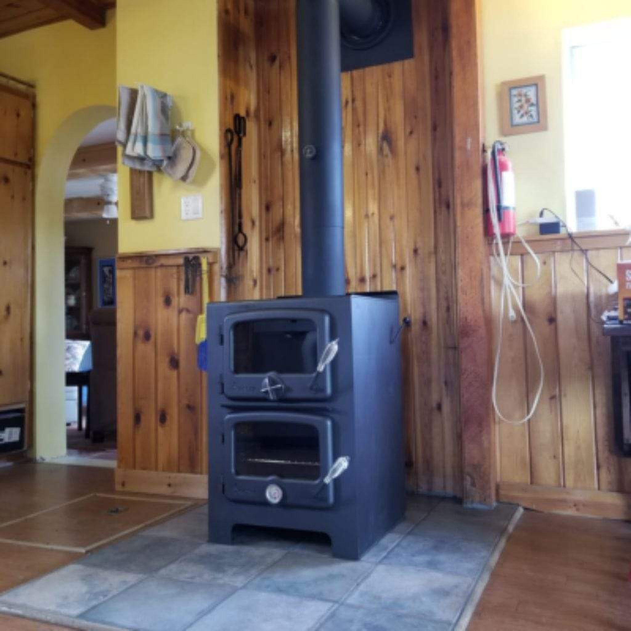 NECTRE N350 Wood Burning Stove / Oven & Heater – US Fireplace Store