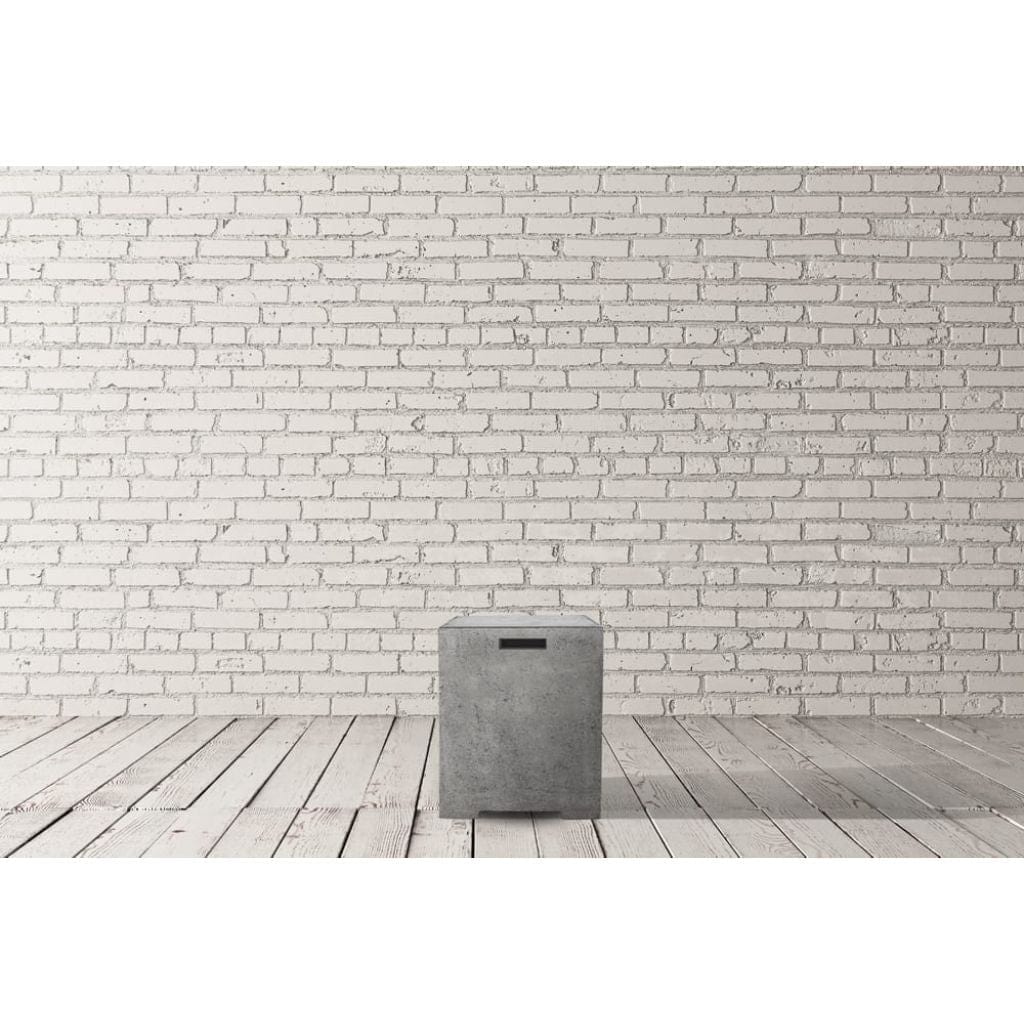 Prism Hardscapes Sausalito 16" Coastal Square Concrete Propane Tank En ...