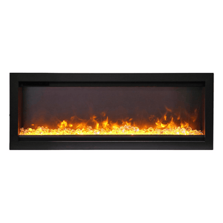 REMII 100 WM-B Electric Fireplace | AMANTII WM-100-B Fireplace – US ...