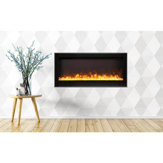 REMII 100 WM-B Electric Fireplace | AMANTII WM-100-B Fireplace – US ...