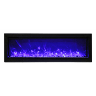 REMII 42 WM-B Electric Fireplace | AMANTII WM-42-B Electric Fireplace ...