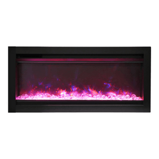 REMII 42 WM-B Electric Fireplace | AMANTII WM-42-B Electric Fireplace ...