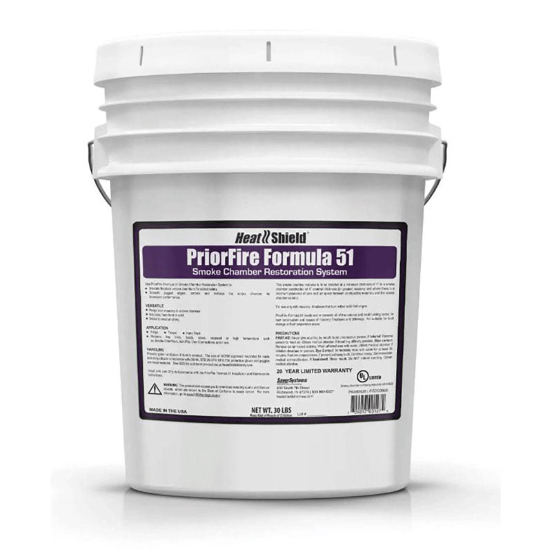 Saver Systems HeatShield PriorFire Formula 51 Smoke Chamber Restoratio ...