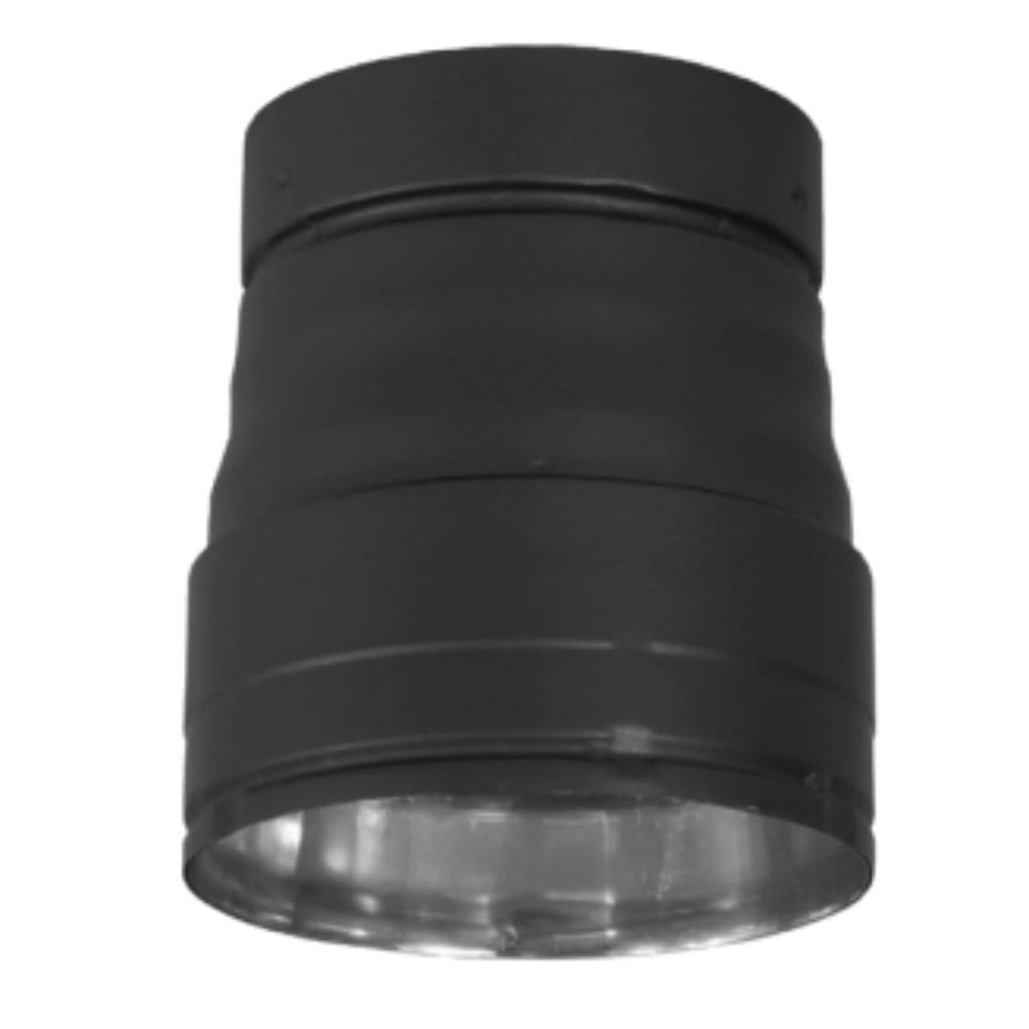 Security Chimneys Secure Black 8DLR6 Double Wall Reducer – US Fireplace ...