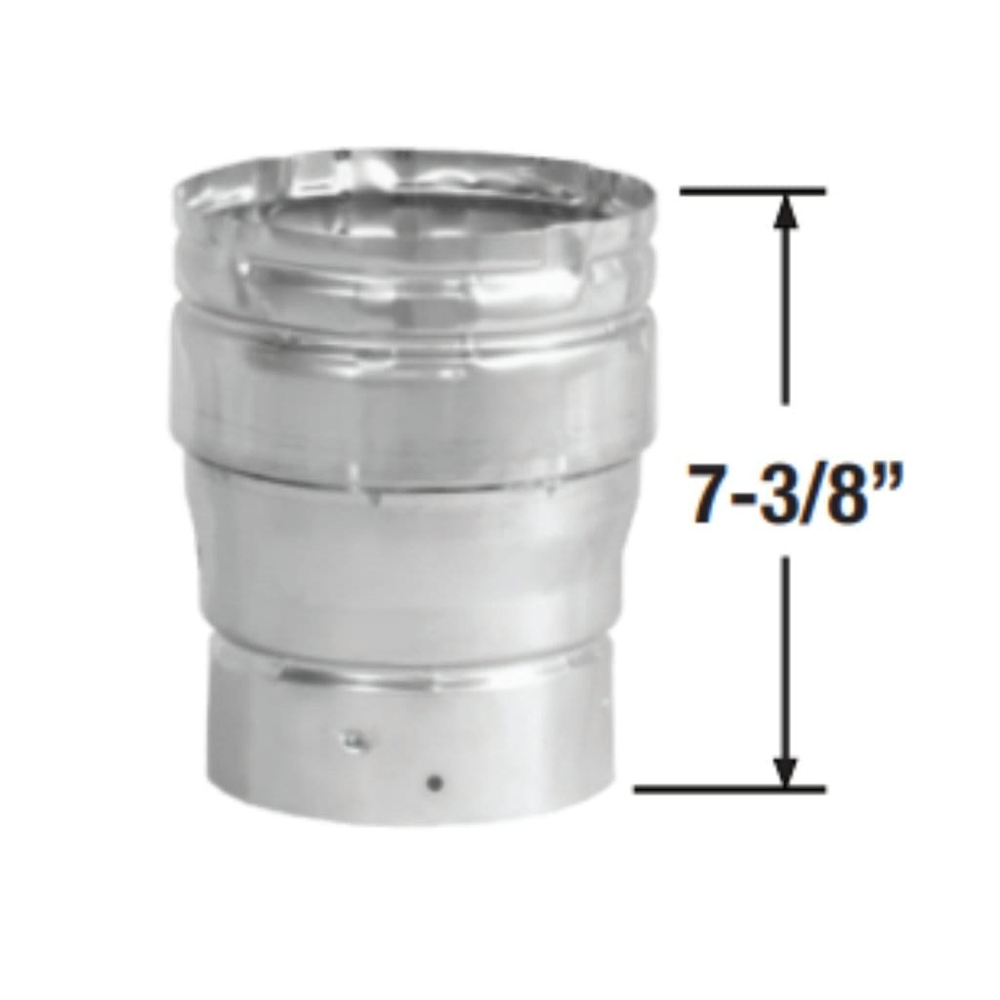 Security Chimneys Tubinox 5LLW6 Stainless Steel Increaser Lengths – US ...