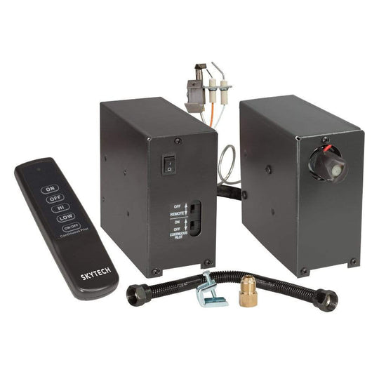 Skytech AFVK-SP-MHLSPLIT Spark to Pilot Gas Valve Kit With On/Off/Hi/L ...