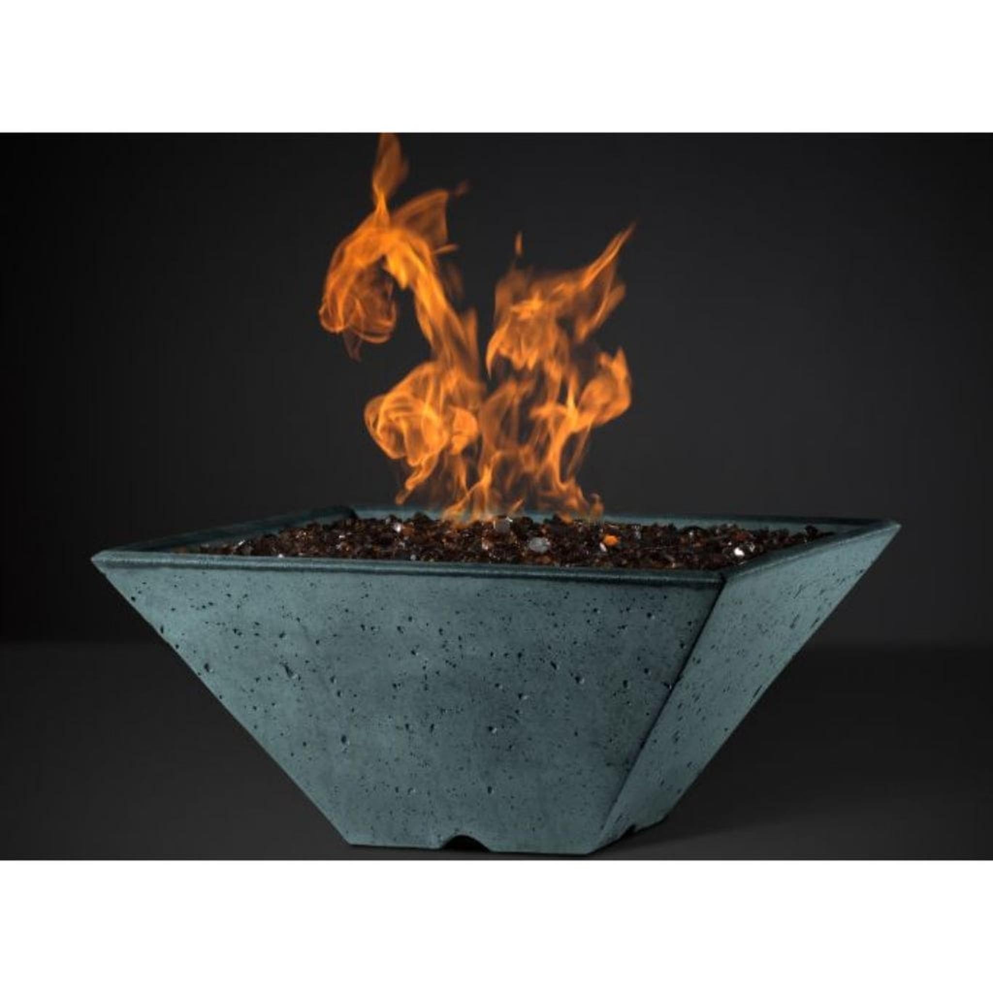 Slick Rock Concrete 34" Square Ridgeline Gas Fire Bowl – US Fireplace Store