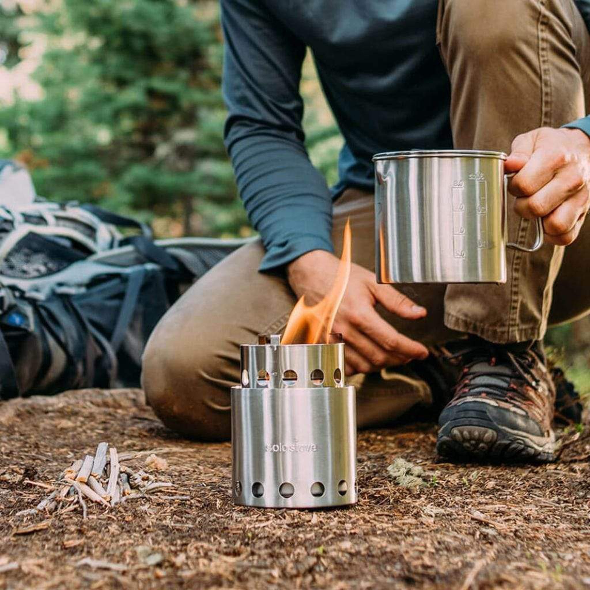 Solo Stove Lite Stainless Steel Camp Stove – US Fireplace Store