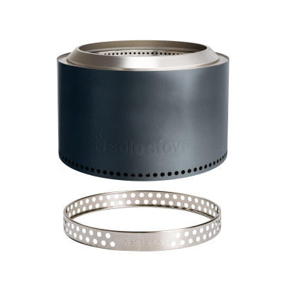 Solo Stove Yukon Gunmetal Metallic Stainless Steel With Stand 2.0 – US ...