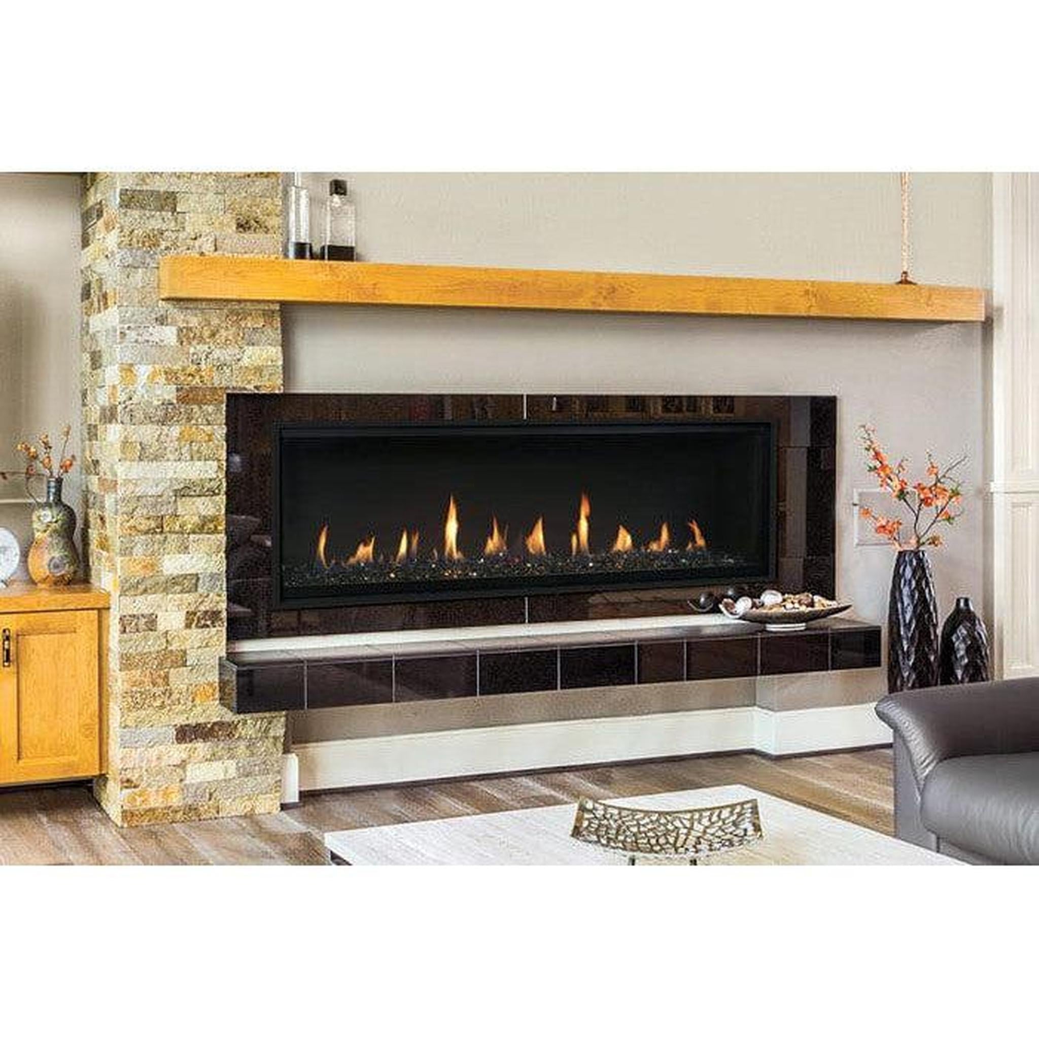 Superior DRL4048 48" Linear Contemporary Direct Vent Natural Gas Firep ...