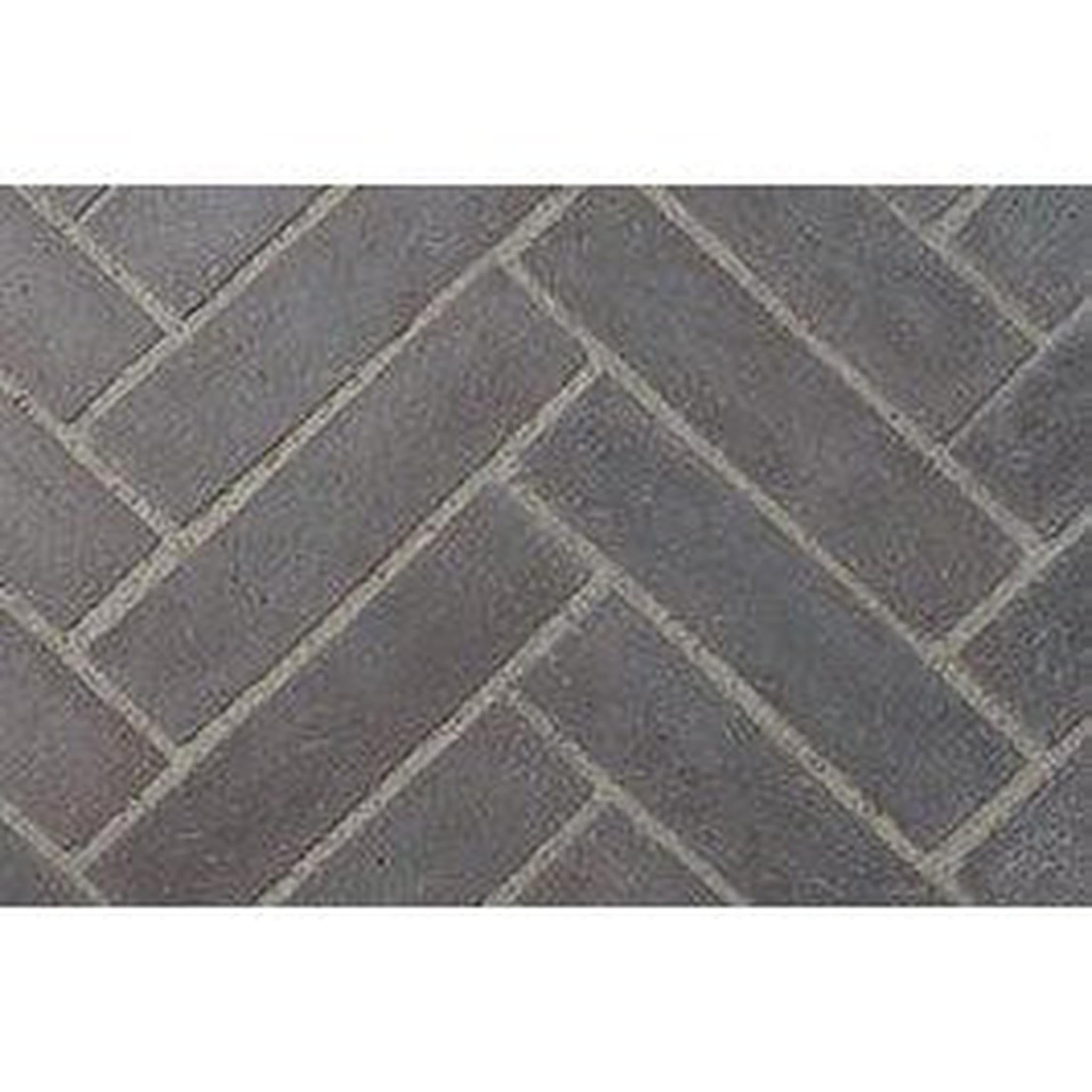 Superior Mosaic Masonry 50" Slate Grey Split Herringbone Brick Liners ...