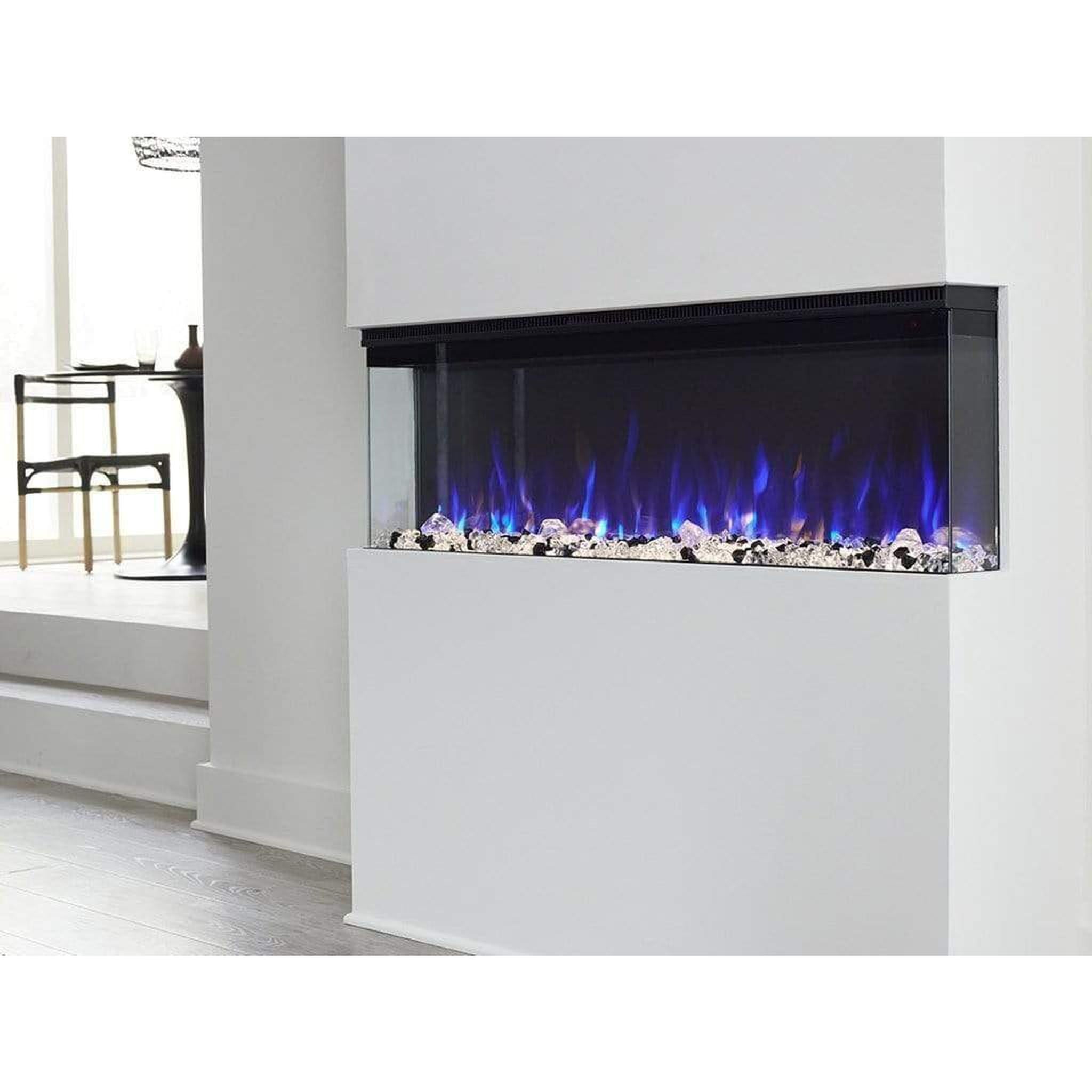 TOUCHSTONE Sideline Infinity 3-Sided 50" Recessed Electric Fireplace ...