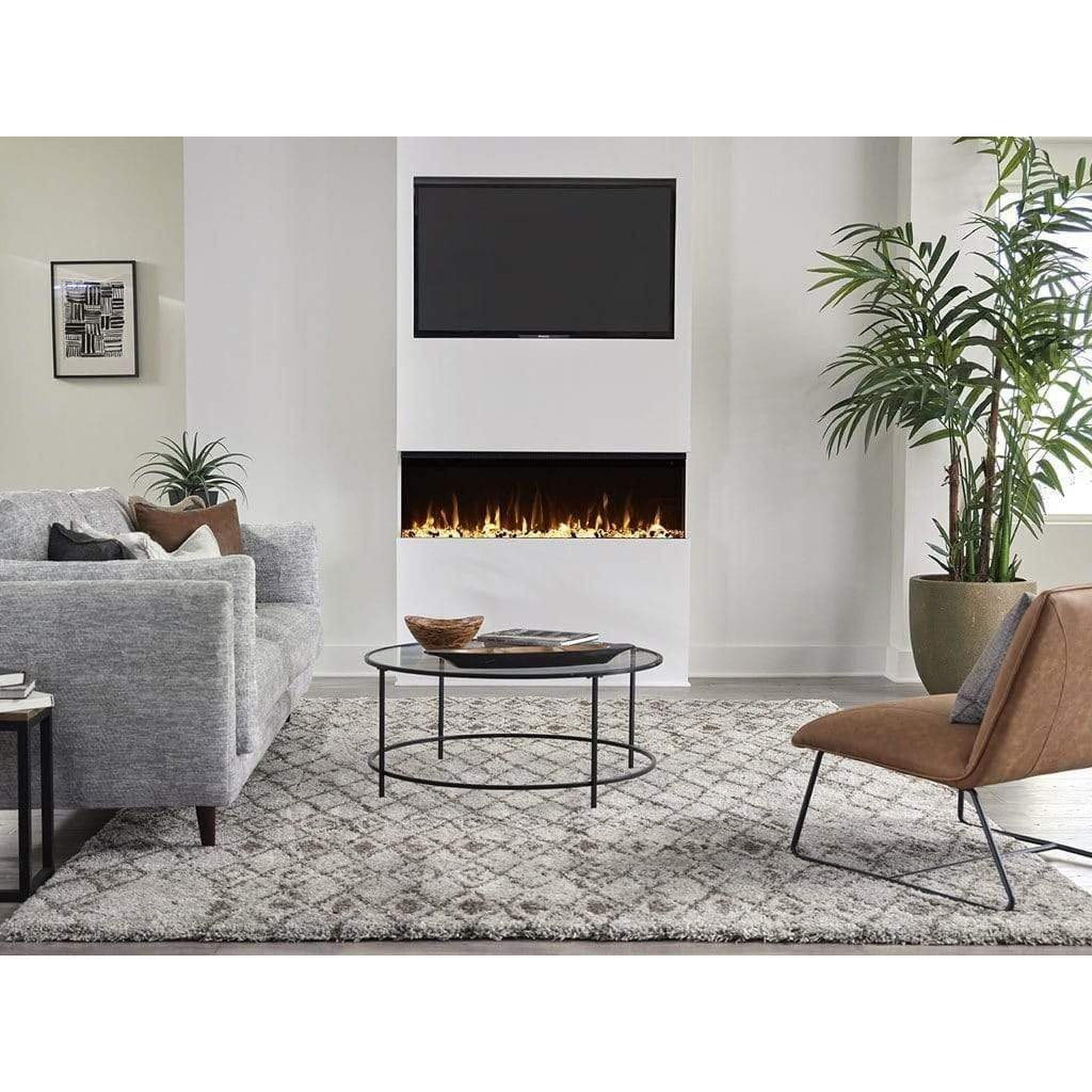 TOUCHSTONE Sideline Infinity 3-Sided 50" Recessed Electric Fireplace ...