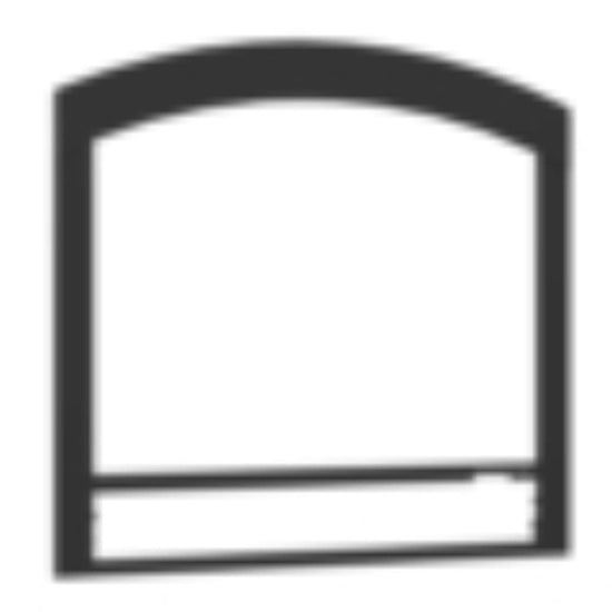 Valcourt Arched Style Faceplate for Waterloo Arched Wood Fireplace – US ...