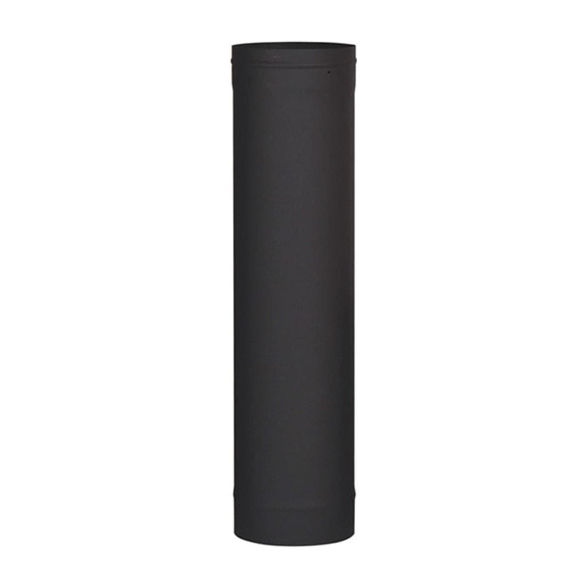 Ventis 6" x 6" Black Pipe Length (Single-Wall Black Stove Pipe) – US ...