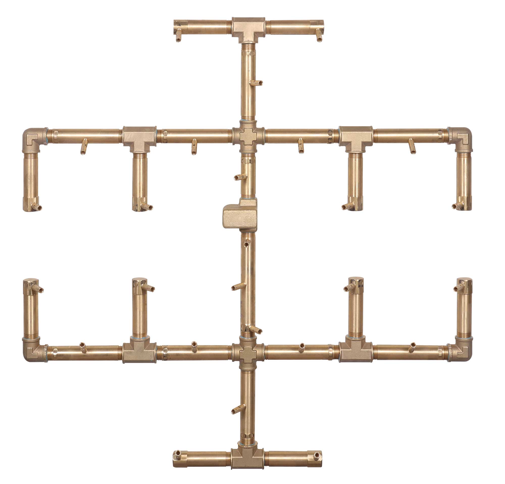 Warming Trends Original CFB350 350K BTU Liquid Propane Crossfire Brass ...